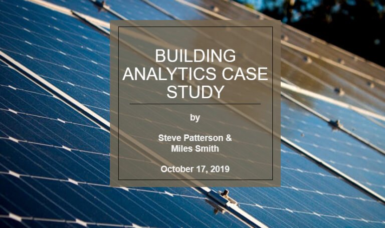 Building Analytics: Community College Case Study - IFMA Knowledge Library