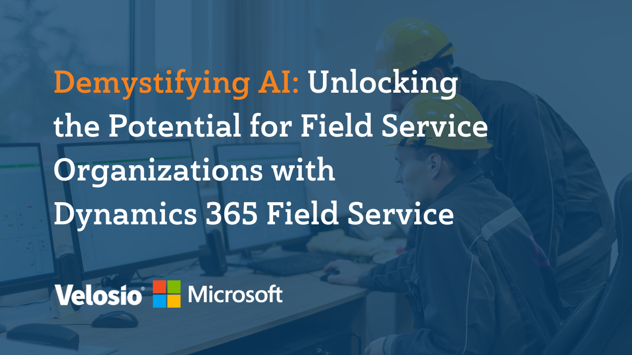 Demystifying AI: Unlocking the Potential for Field Service ... Demystifying AI: Unlocking the Potential for Field Service ...