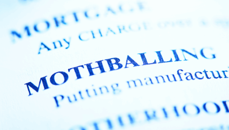 Mothballing in FM - IFMA Knowledge Library